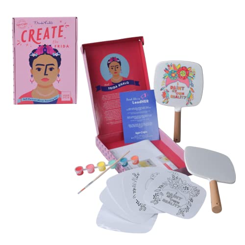 Kids Crafts Create Like Frida: Mirror Painting Kit with Decorative Decal Stickers Arts and Crafts DIY Kit for Girls