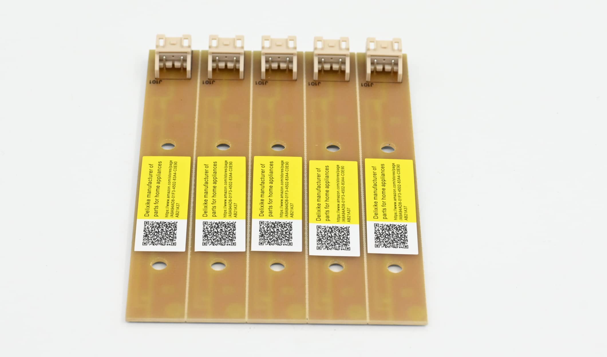 Delixike new 5PK WR55X26671 Refrigerators LED Light Board, Compatible Replacement GE Refrigerators LED Light Panel PS11767930 AP6035586