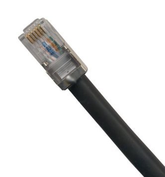 Ultra Spec Cables 25ft Outdoor Phone Cable RJ11/RJ12 Direct Burial (Shielded)