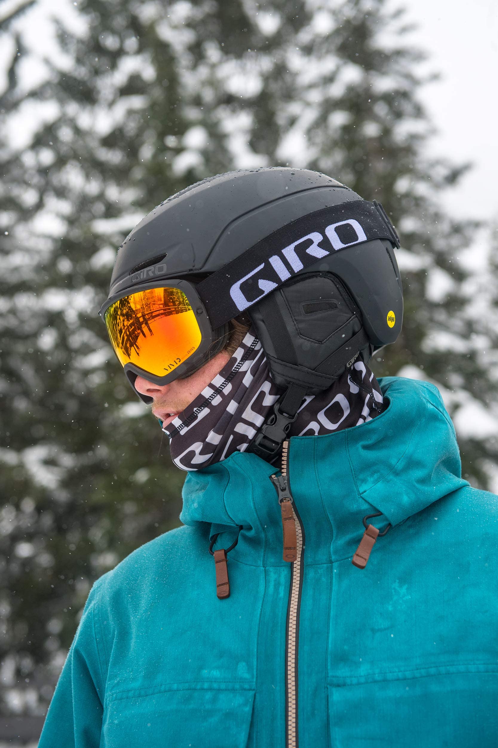 Giro Neo MIPS Ski Helmet - Snowboard Helmet for Men, Women & Youth - Matte Black - Size L (59-62.5cm)