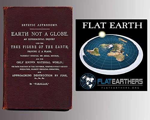 Flat Earth Map - Gleason's New Standard Map Of The World - Medium 18" x 24" Poster Includes FREE eBook and Flat Earth Bumper Sticker