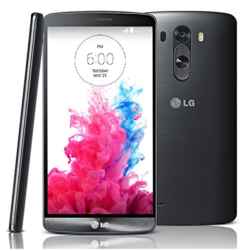 LG G3 D851 4G LTE, 32GB, (GSM Unlocked) Smartphone, Metallic Black