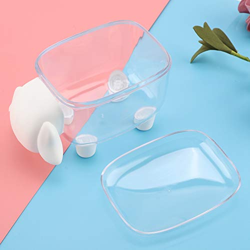 Cute Qtip Holder Dispenser, 2Pcs Cartoon Sheep Shape Cotton Swab Storage Box Cotton Balls Holder Bathroom Vanity Storage Canister(White)