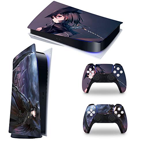 Blood Killer PS5 Standard Edition Console and Controller 5 Controller Skin Set - PlayStation 5 Vinyl