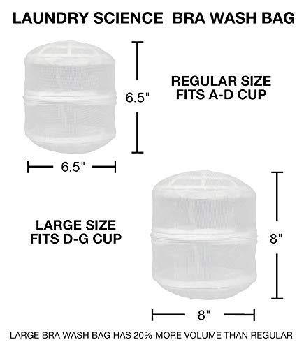 Premium Bra Wash Bags Laundry Bags for Bras Lingerie Delicates Regular Size (Set of 3)
