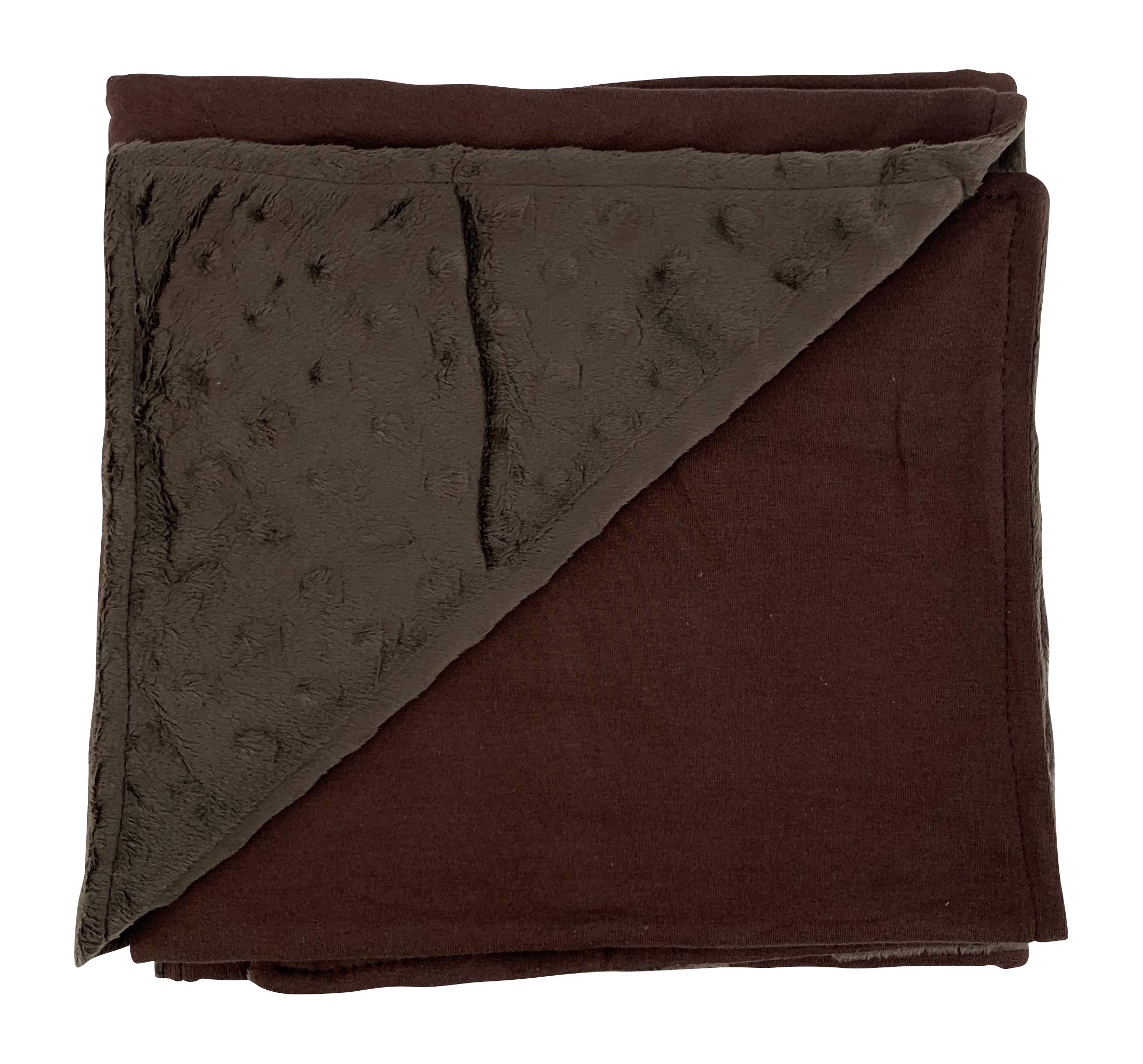 Unique Baby Soft Textured Minky Dot Blanket, Moose Blue