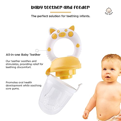 Soft Guru Baby Healthcare and Grooming Kit | Nursery Essentials for Newborns Gift Set | Includes Thermometer, Nail Clippers, Soft Brush & Baby Shower Basket Registry Items.