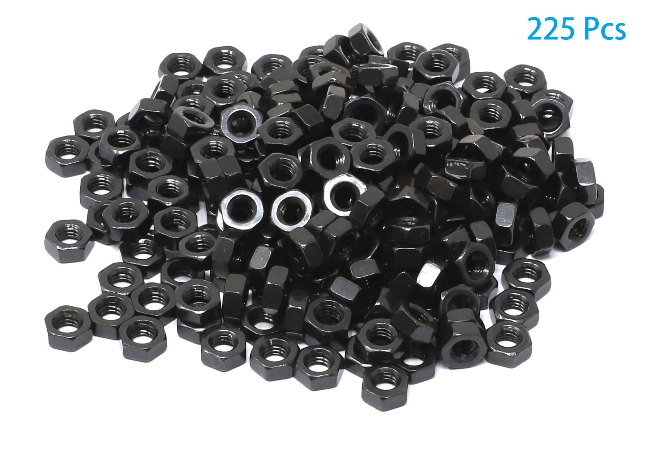 iexcell 675 Pcs M4 x 6/8/10/12/16/20/25/30/35/40 Alloy Steel 10.9 Grade Hex Socket Button Head Cap Screws Bolts Nuts Washers Assortment Kit, Black Oxide Finish