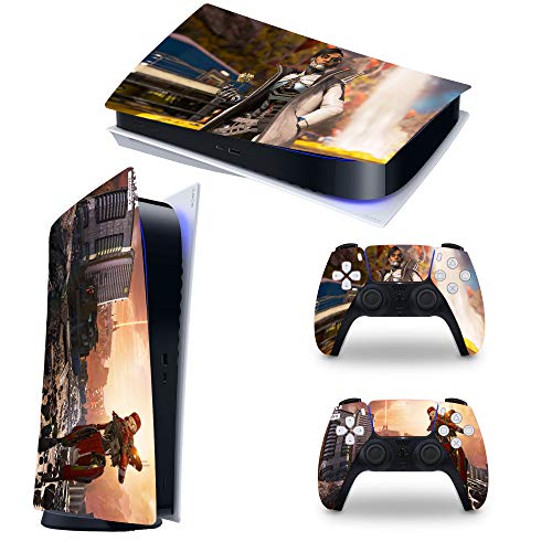 Battle Gun FPS - PS5 Standard Edition Skin Console - PS5 Standard Edition Controller Skin Cover Vinyl Decal Protective