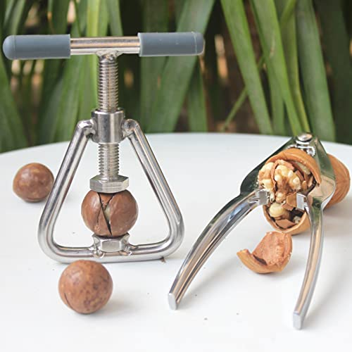 Heavy Duty Walnut Plier Opener Tool - Nut Cracker for Macadamia Nuts, Pecans and More