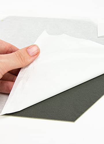 FloorPops 9" x 10.4" Vers Peel & Stick Hexagon Vinyl Floor Tiles (10 Tiles), (4.5 sqft/Carton), Gray