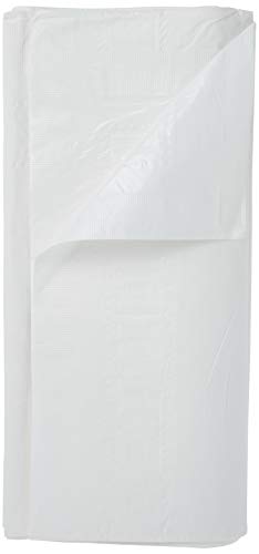 Linette 3 Ply Table Cover (7 Piece Package 54" X 108"), 7 Count (Pack of 1), White