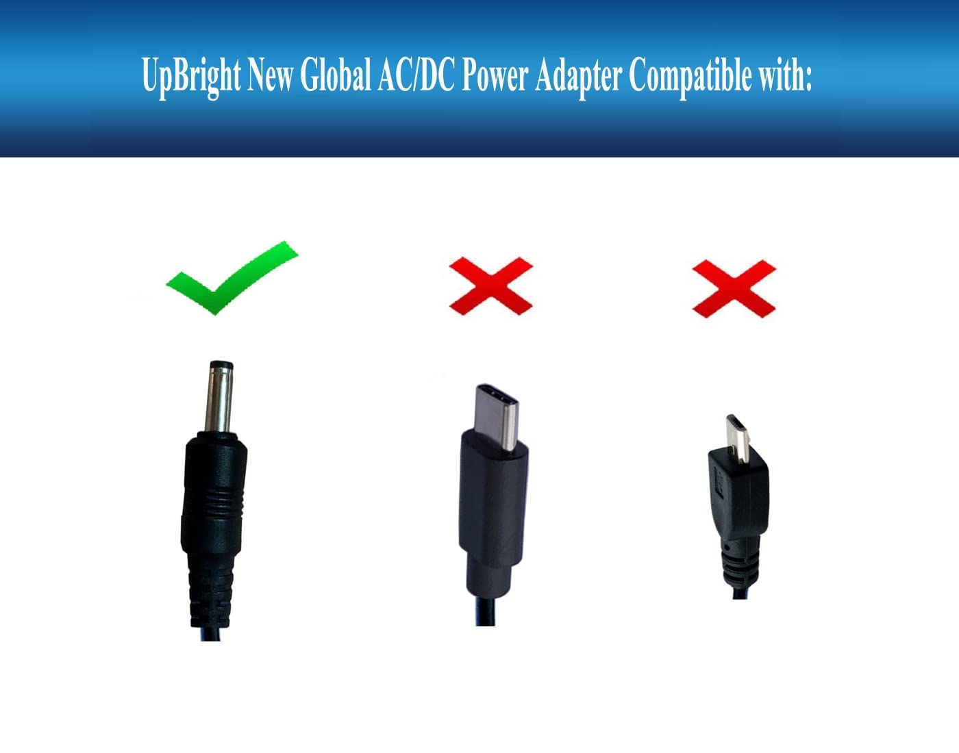 UpBright 19.2V Barrel Tip AC/DC Adapter Compatible with Verilux HappyLight VT22 VT22WW3 VT22AC Lucent LED Bright Happy Light Therapy Lamp 19.2VDC 650mA DC19.2V 0.65A Power Supply Battery Charger PSU