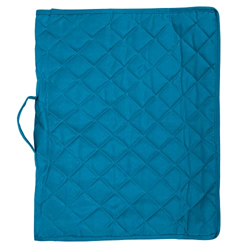 Yazzii Crafts Project Folder - Arts & Crafts Storage Bag Organizer - Portable & Multifunctional Crafts Storage Organizer for Sewing, Embroidering, Crocheting, Knitting & More Aqua