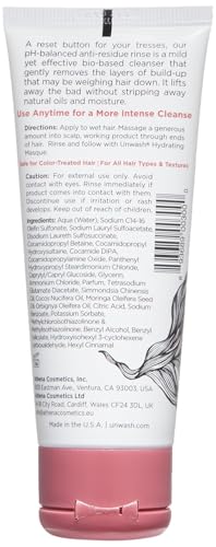 unwash Anti Residue Hair Cleanser: Gentle pH Balanced Clarifying Shampoo, Removes Build-up, Moisture Balancing, Hair Detox, 2.5 Fl oz (1 Pack)