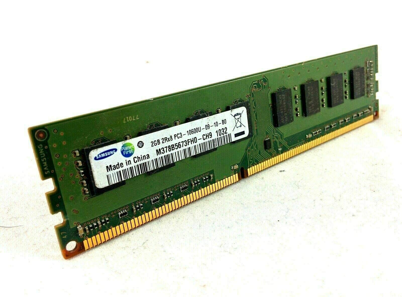 SAMSUNG M378B5673FH0-CH9 240 PIN, DDR3 SDRAM, 1.5 V, Memory Board, 166 MHZ Memory Clock, 1333 MHZ Speed, 2GB, 1 Channel