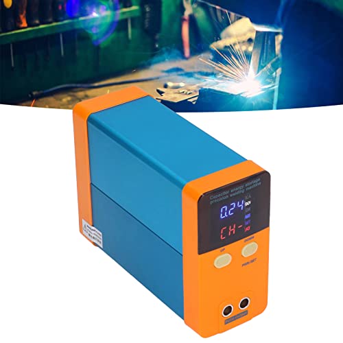 Capacitor Energy Storage Welding Machine, Large Capacity Pulses Spot Welder Aluminum Alloy for Ni MH Batteries(US Plug)