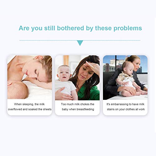 Jakuva 16 Pack Organic Bamboo Nursing Nipple Pads with Laundry Bag, Reusable Nursing Bra Pads, Ultra Soft, Leak-Proof, Washable Nipplecovers for Breast Feeding (Medium, 3.9")