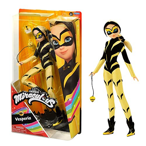 Miraculous Vesperia Heroez” 10.5" Fashion Doll with Accessories by Playmates Toys