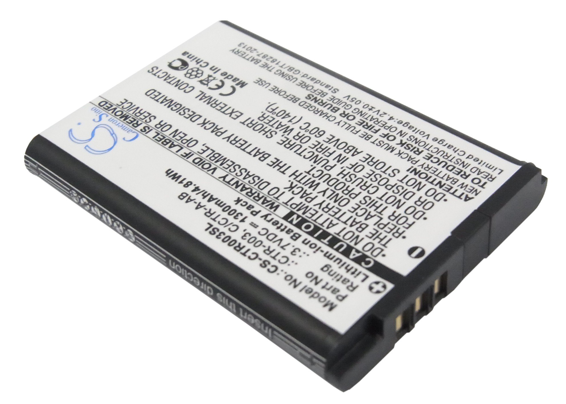 FITHOOD Battery Replacement for Nintendo 2DS XL, 3DS, CTR-001, JAN-001, MIN-CTR-001 Part NO C/CTR-A-AB, CTR-003