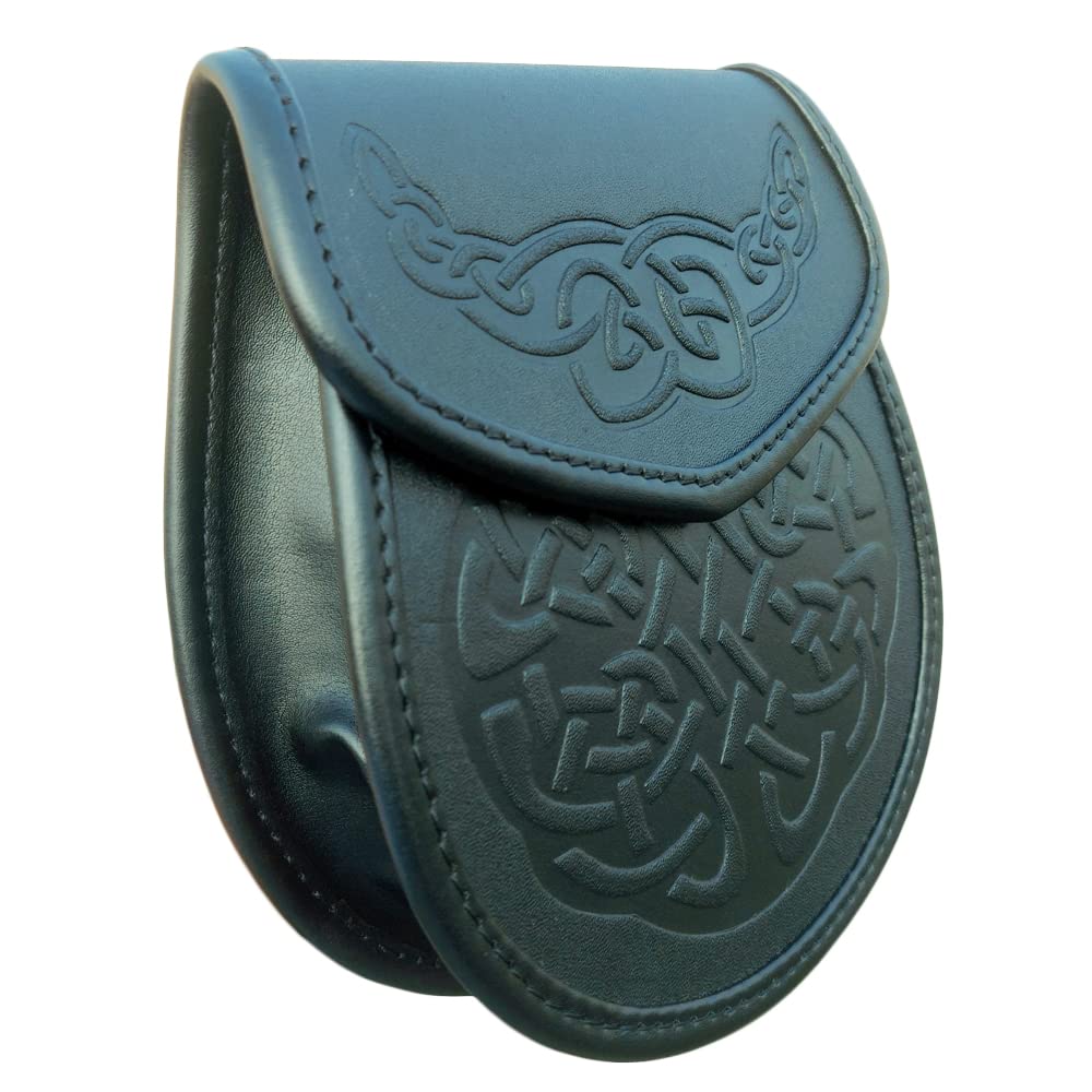 BBI LTD Celtic Embossed Scottish Highland Kilt Sporran