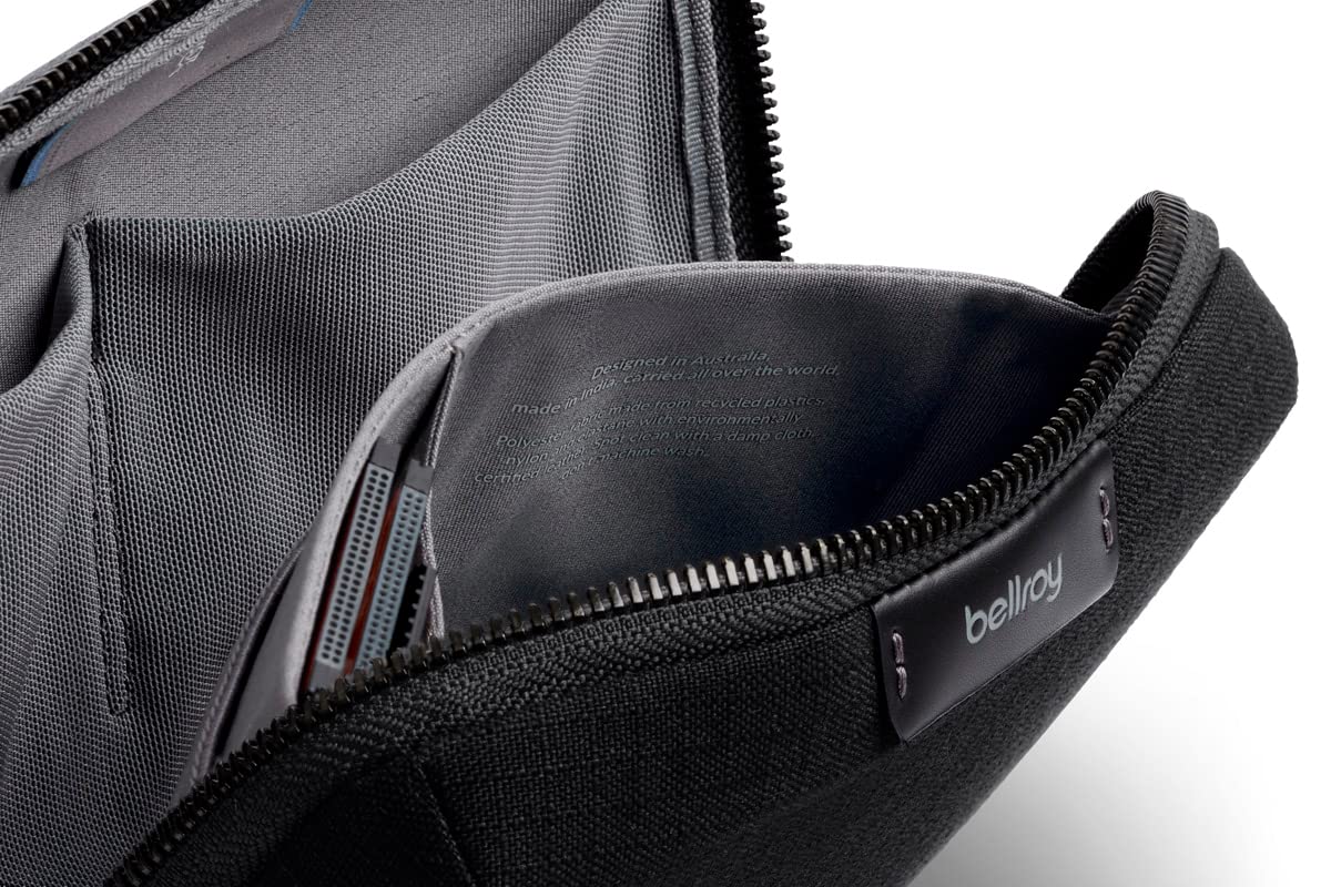 Bellroy Tech Kit Compact (Tech Accessories Organizer, Zipper Pouch) - Limestone