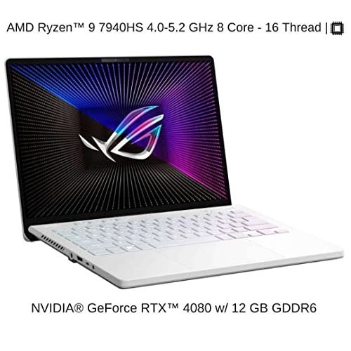 HIDevolution [2023] ASUS ROG Zephyrus G14 GA402XZ Anime Matrix 14" WQXGA 165Hz, 4.0 GHz Ryzen 9 7940HS, RTX 4080, 16 GB DDR5 RAM, 1 TB PCIe SSD, Windows 11 Home
