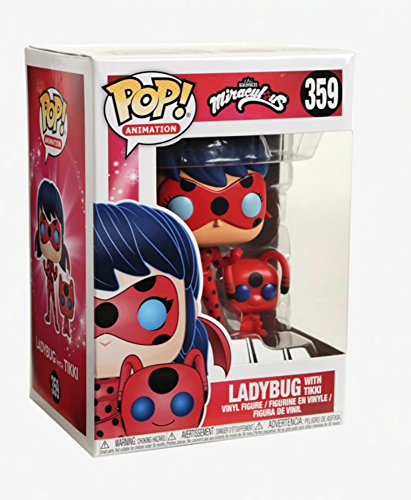 Funko POP! and Buddy: Miraculous Ladybug with Tikki Collectible Figure, Multicolor