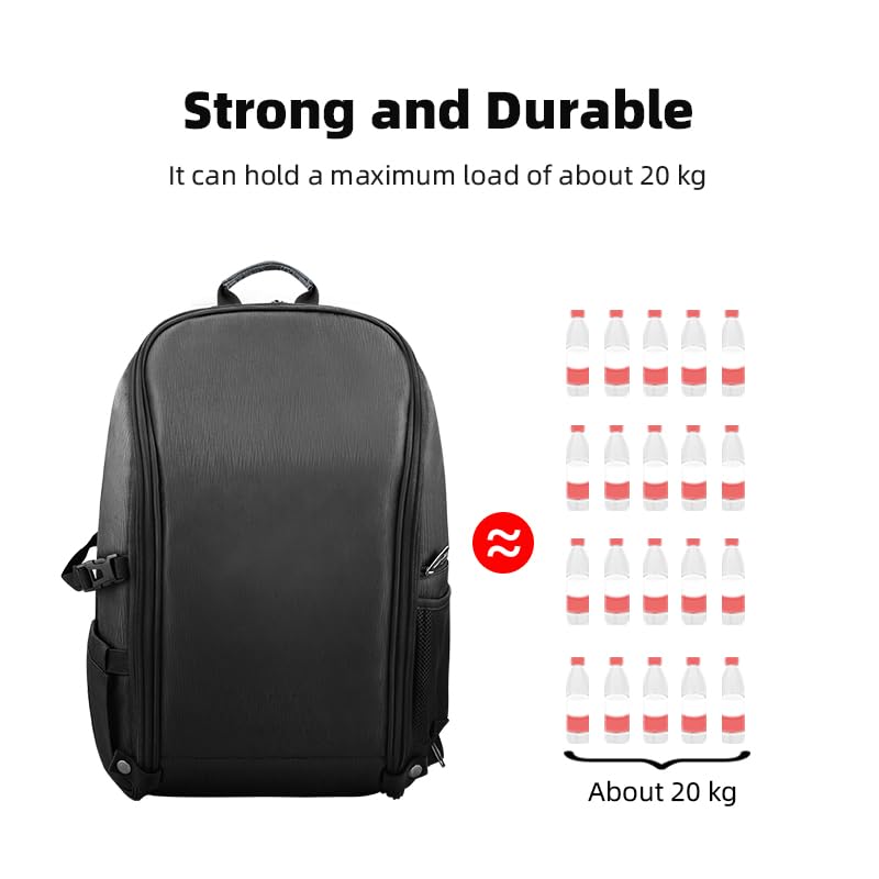 Honlyn Storage Bag for DJI Air 3/FPV Combo/Avata Drone Backpack Remote Control Handle Waterproof Case for Glasses 2/V2 Accessories (Gray)
