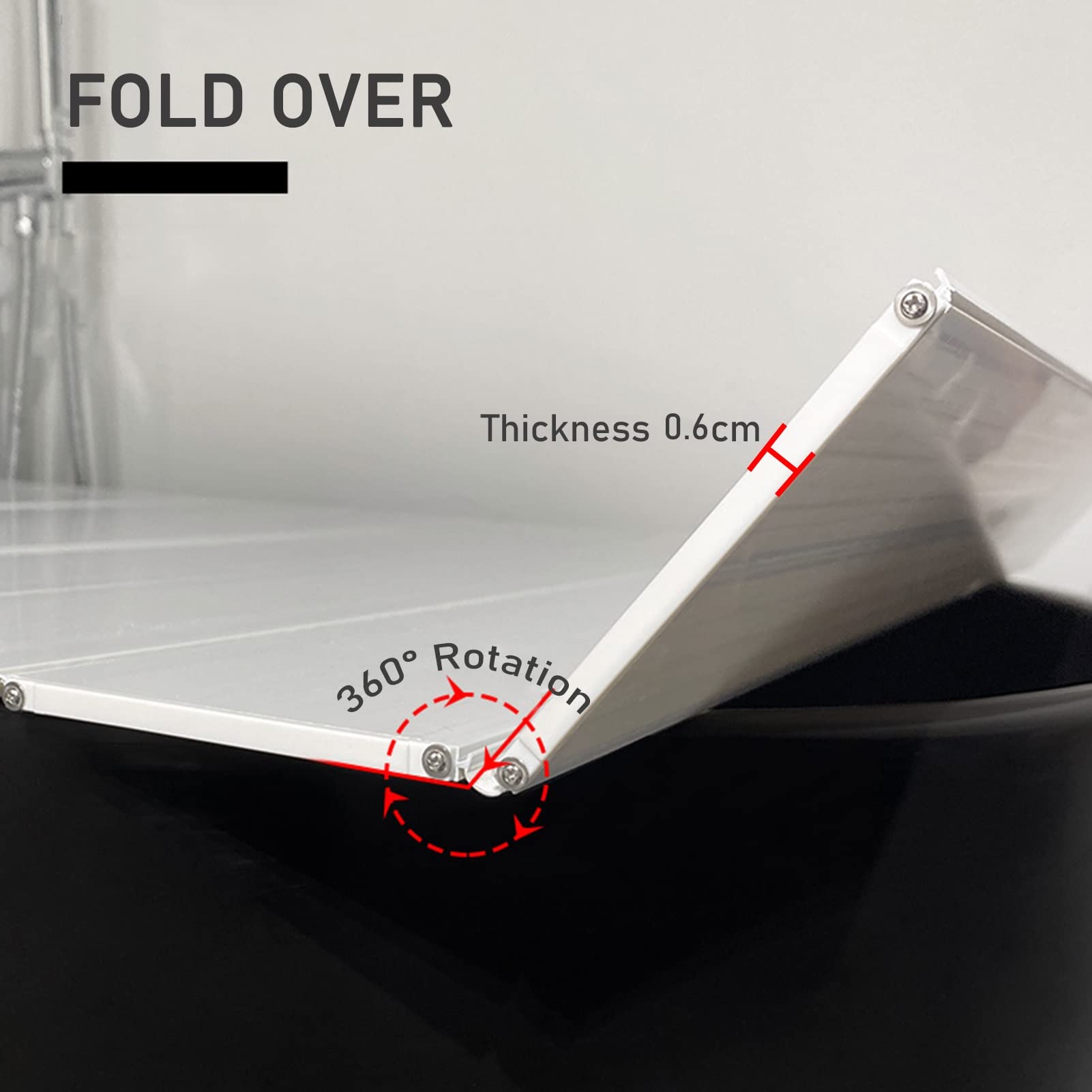 Bathtub Cover Bath Tub Caddy Tray, Folding PVC Plastic Dust-Proof Board Shutter Bath Lid, Durable Insulation Cover for Spa, Bathroom & Shower, 0.6cm Thickness ( Color : White , Size : 80x170x0.6cm )