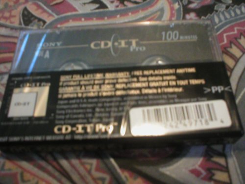Sony Cd-it Compact Cassette Type II High Bias 100 Minutes