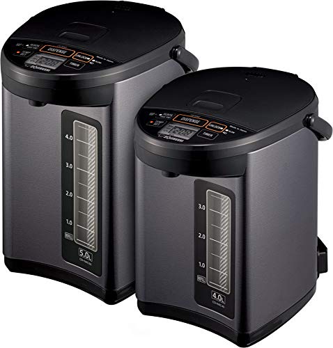 Zojirushi CD-NAC40BM Micom Water Boiler & Warmer, 4.0 Liter, Metallic Black