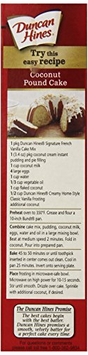 Duncan Hines Cake Mix, French Vanilla, 16.5 Ounce (Pack of 12)