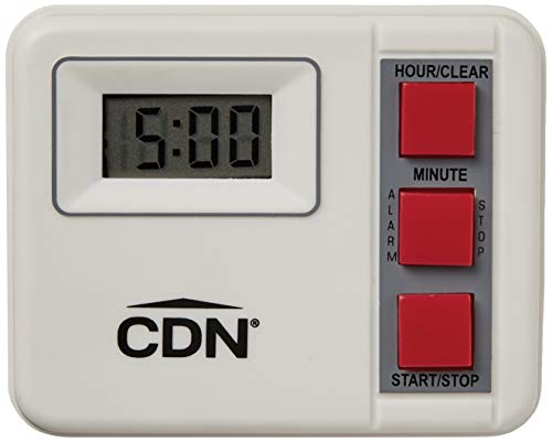 CDN TM2 Digital Timer, 1 EA, White