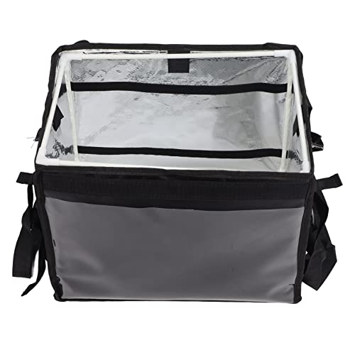 Insulated Food Delivery Bag, Waterproof Multi Layer Refrigerated Bag, Large Capacity Refrigerated Backpack with Hollow Board and Reflective Strip, Used for Camping Refrigerated Fruit and Drinks
