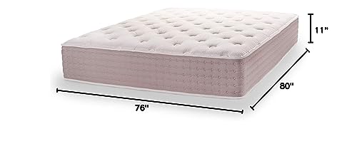 Eco Terra | Natural Latex | Luxury Hybrid Mattress | Medium Firm Mattress with Encased Coil Spring | King
