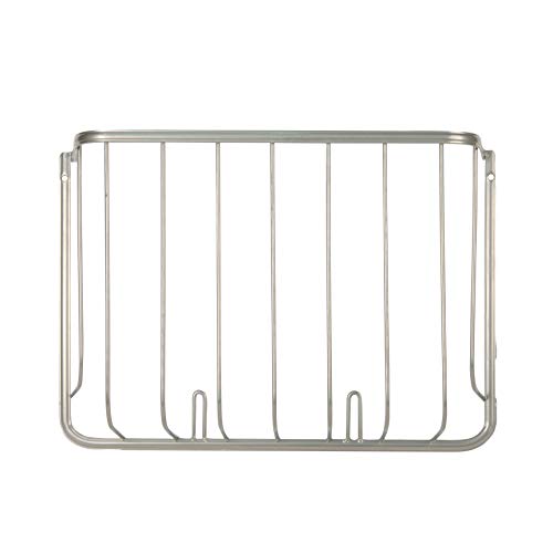 Spectrum Diversified Ashley Cabinet & Wall-Mounted Board & Bakeware Holder, Cookie Sheet Cutting Board Organizer for Cabinet, Baking Accessory Storage & Organization, Satin Nickel
