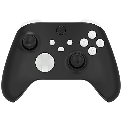 eXtremeRate White Replacement Buttons for Xbox Series S & Xbox Series X Controller, LB RB LT RT Bumpers Triggers D-pad ABXY Start Back Sync Share Keys for Xbox Series X/S Controller