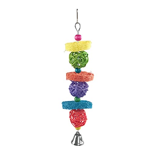 GreBest Bird Toy Pet Parrot Chew Molar Toy Bite-Resistant B