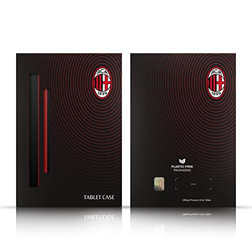 Head Case Designs Officially Licensed Custom Customized Personalized AC Milan Away 2023/24 Kit Soft Gel Case Compatible with Apple iPad Air 2020/2022