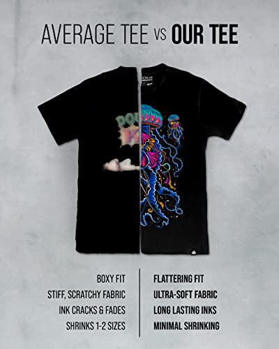 INTO THE AM Summer Islands Mens Graphic Tee - Cool Novelty Design Crewneck T Shirts for Guys (Olive Green, Large)
