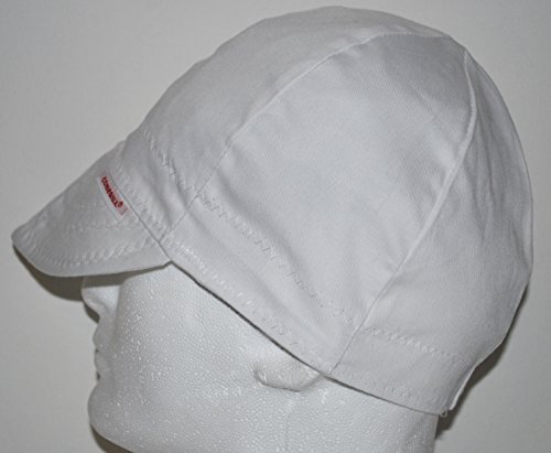 Comeaux Caps Reversible Welding Cap Solid White 7 1/2 (3)