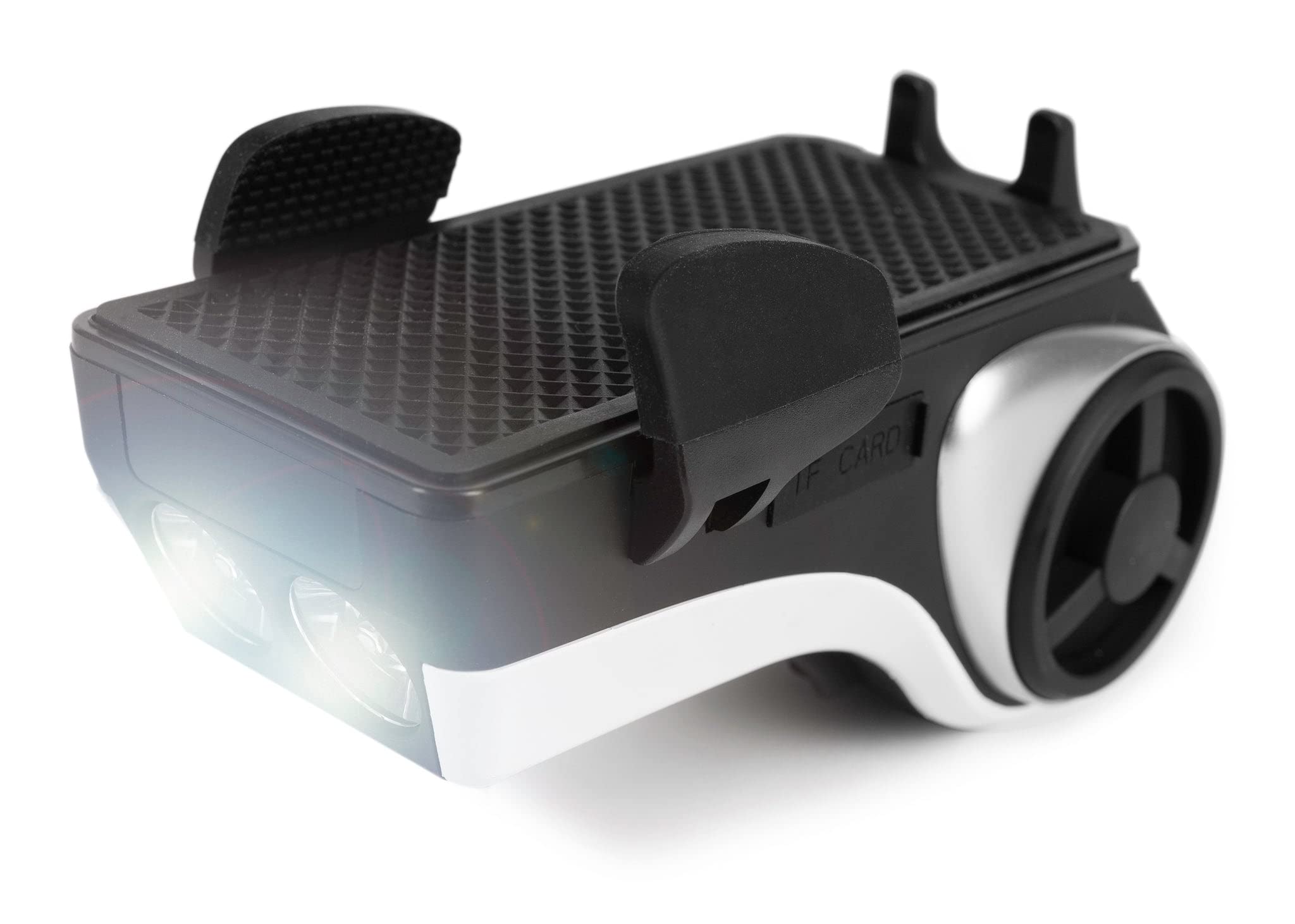 Ecoxgear EcoBike All-in-One Bike Bluetooth Speaker, IPX5, Portable Wireless Waterproof Bicycle Speakers, Dustproof, Shockproof Design, Powerbank, Double LED Bike Lights, Built-in Bicycle Bell