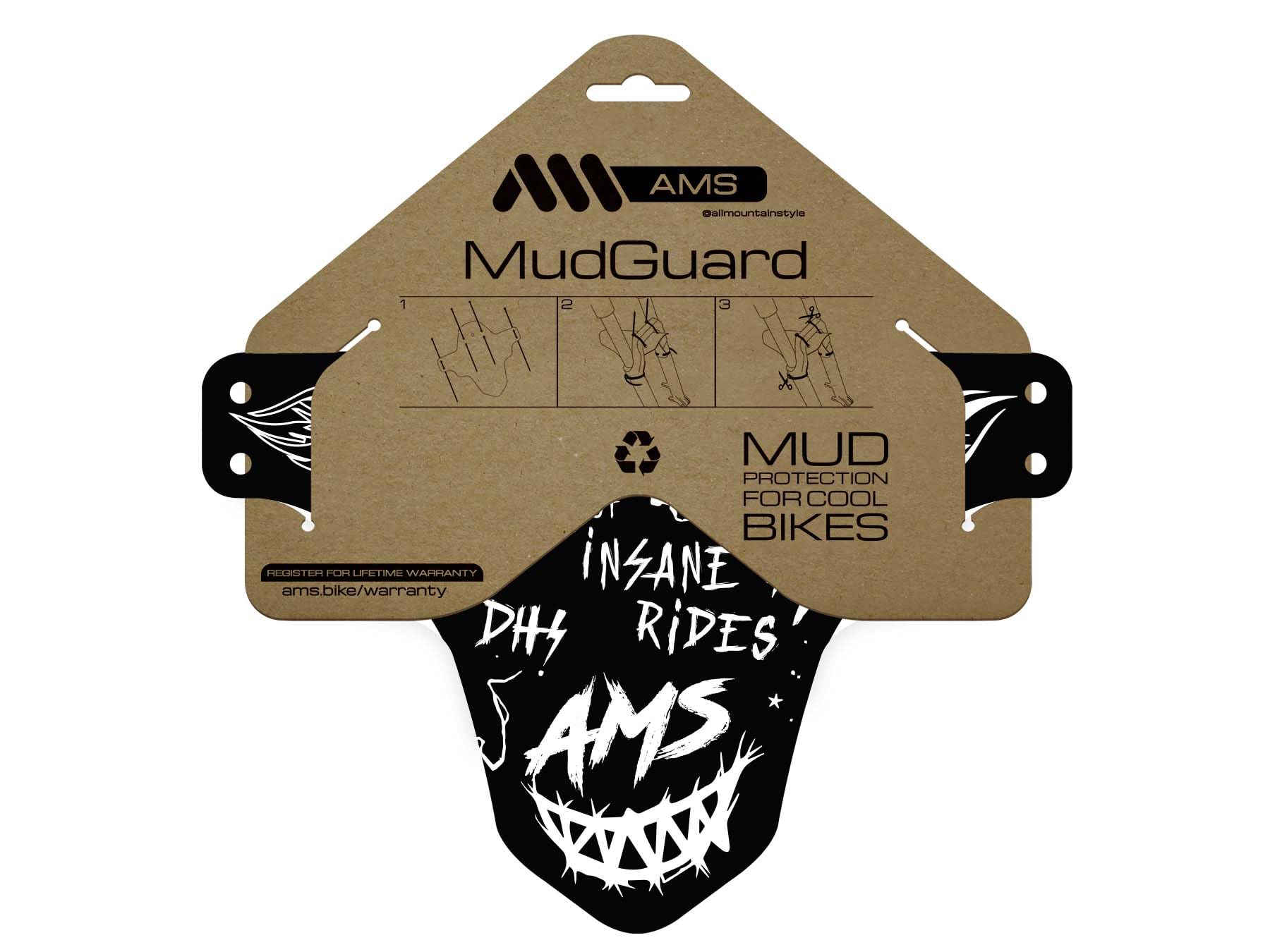 Bike Front Wheel Mudguard - Lightweight & Durable Protection - Universal Fit - Protect Against Mud, Water Spray and More