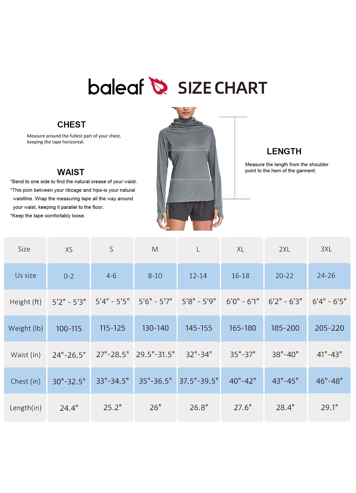 BALEAF Women's Hiking Long Sleeve Shirts with Face Cover Neck Gaiter UPF 50+ Lightweight Quick Dry SPF Fishing Running Hoddie Light Green Size L