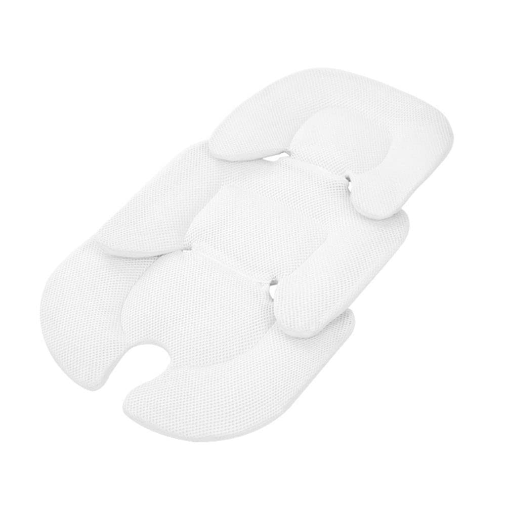 CHDHALTD Baby Stroller Cushion, Baby Head Neck Support Pillow Mattress Mesh Liner Mat for Baby Neck Support Pillow(Black)