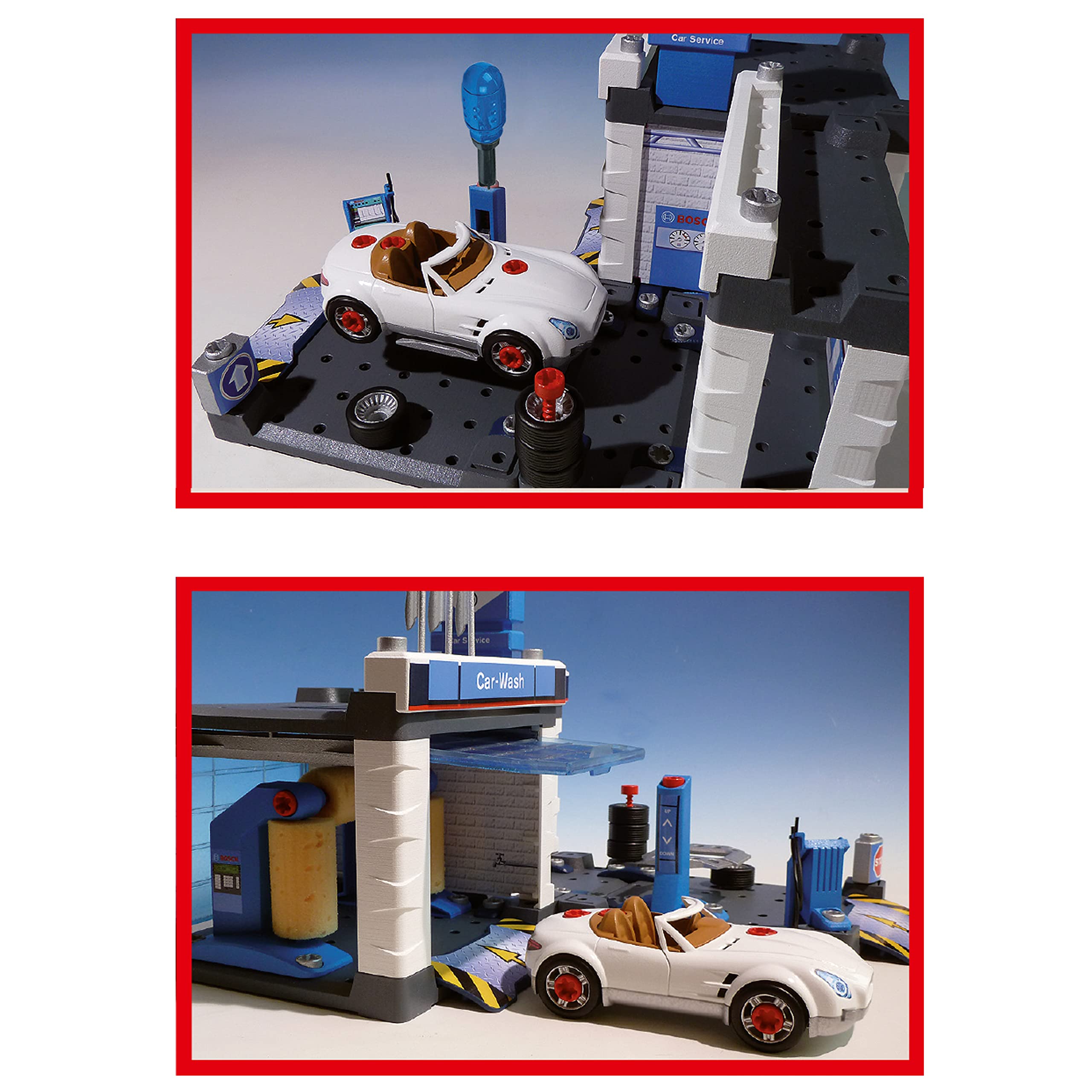 Klein Theo Bosch Car Repair Station Premium Toys for Kids Ages 3 Years & Up