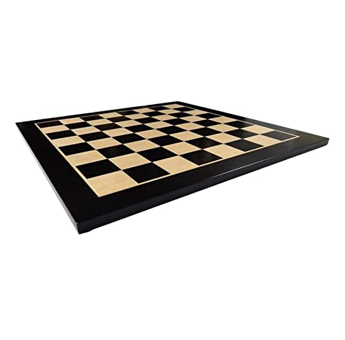 FBITE Portable Chess Set 21.6inch Wooden Chess Board,Chess Board Size Professional Tournament Chess Board Chess Table International Chess