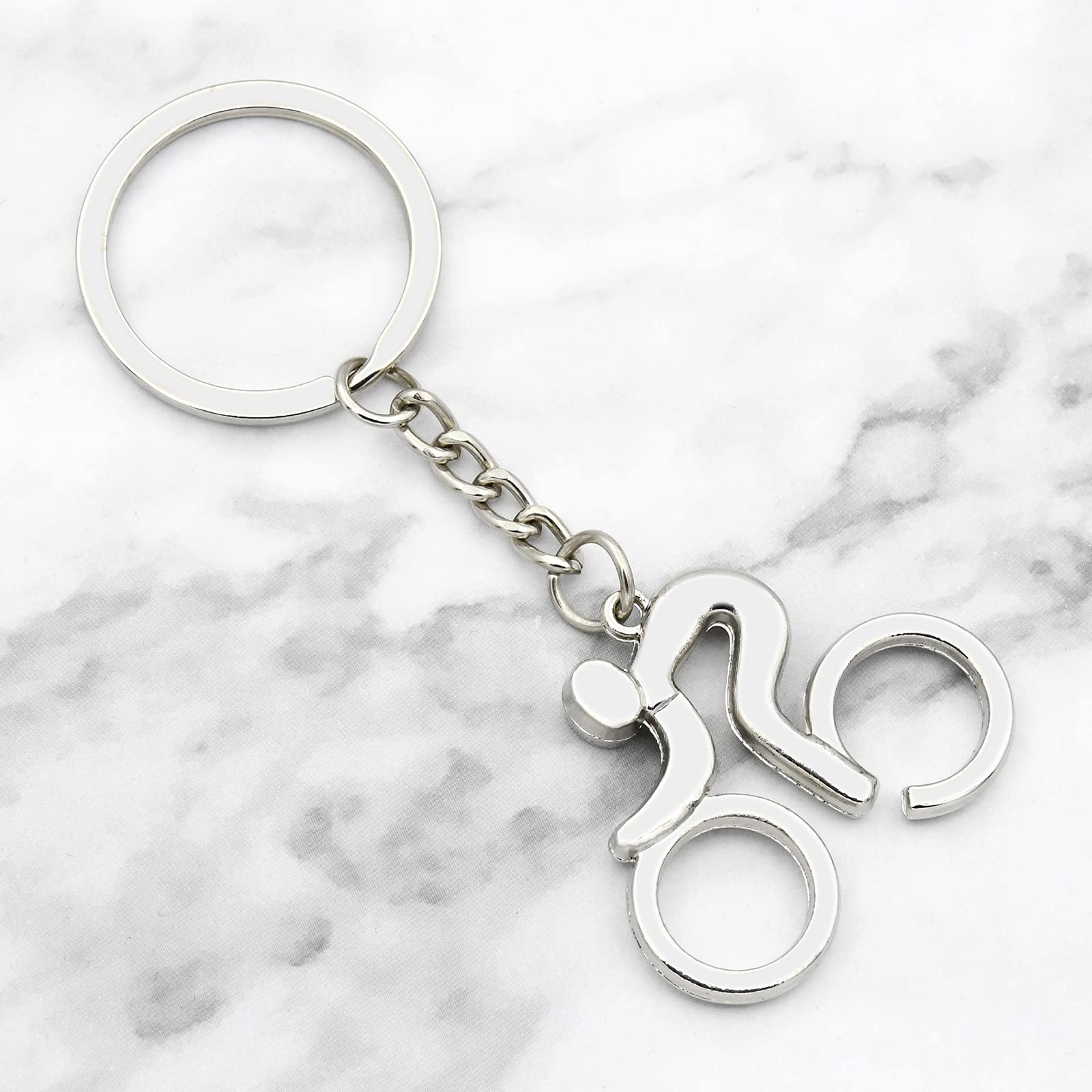 Bike lovers gifts Keychain Cycling gift bicycle Inspirational Keychain for Chain Bicycle Race Souvenir funny biker gift