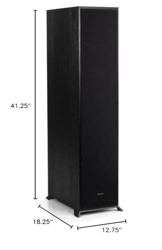Klipsch Reference R-610F Floorstanding Speaker, Black, Pair